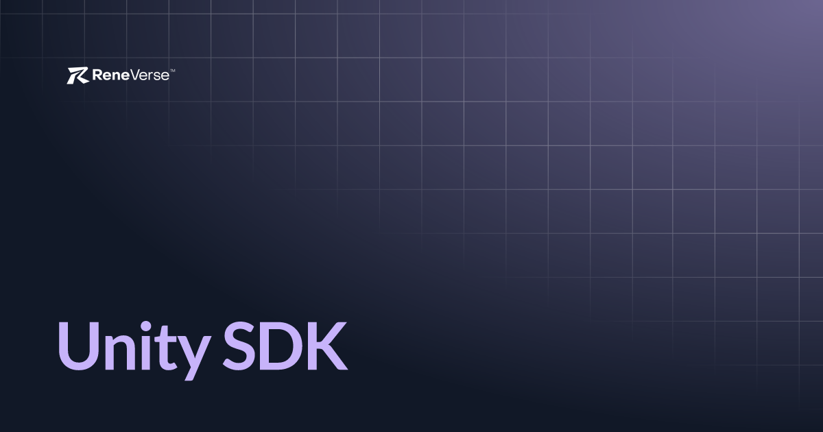 Unity SDK | ReneVerse Docs